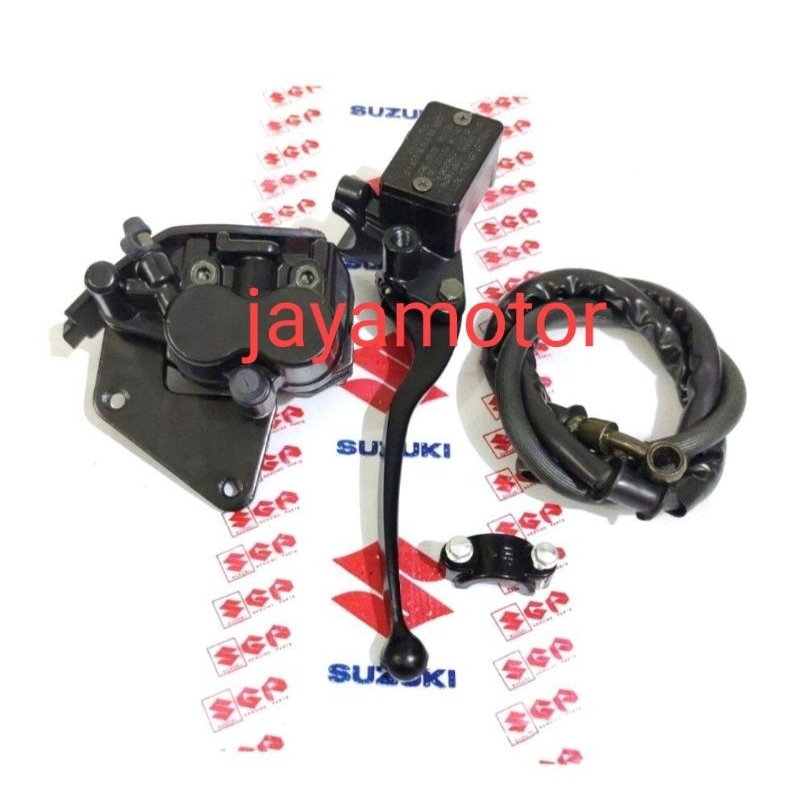 Jual selang rem+master rem set+kaliper depan Suzuki Thunder 125,RGR 150 ...