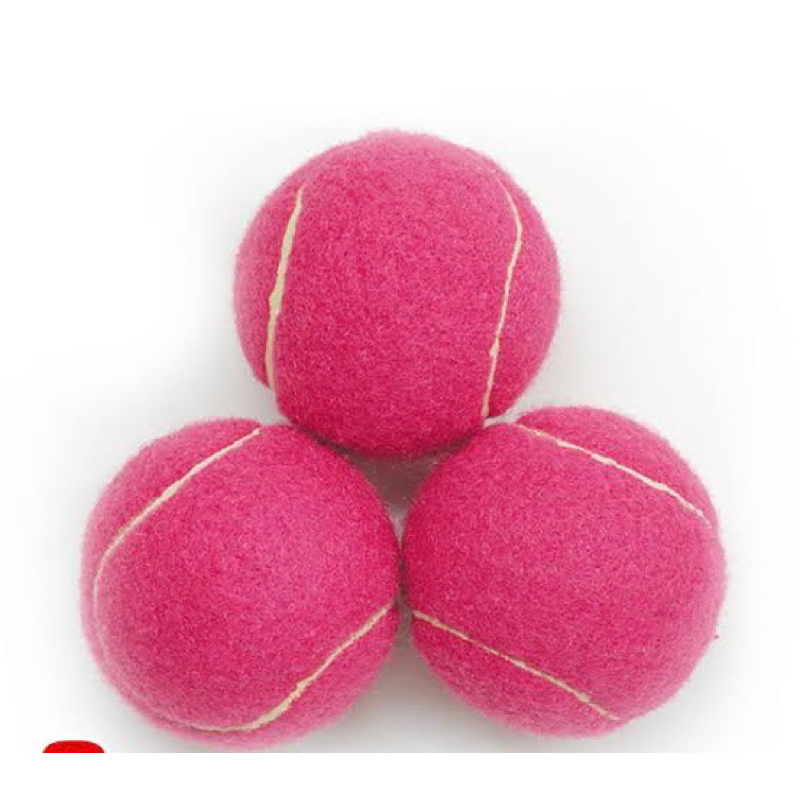 Jual BOLA TENIS LAPANGAN SATUAN WARNA PINK | Shopee Indonesia