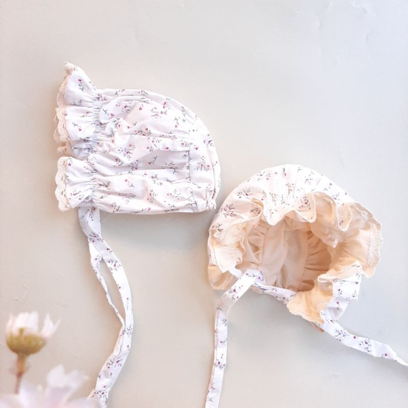 Jual BONNET BAYI VINTAGE | TOPI BONNET | Shopee Indonesia