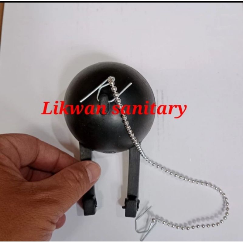 Jual Karet kodok model hitam kecil 6 cm / karet penutup kloset hitam ...