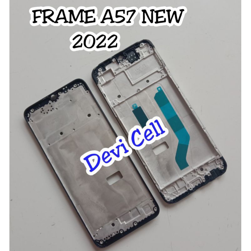 Jual FRAME LCD BEZEL TULANG TENGAH TATAKAN DUDUKAN LCD OPPO A57 2022 ...