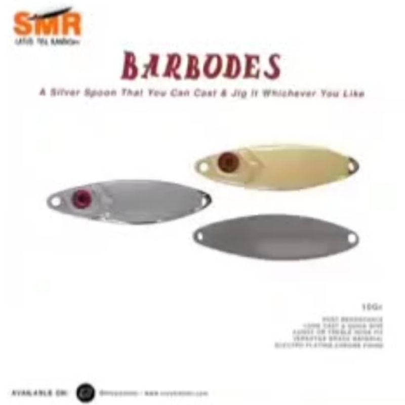 Jual Umpan Pancing Micro Spoon SMR Lure BARBODES 10 Gram | Shopee Indonesia