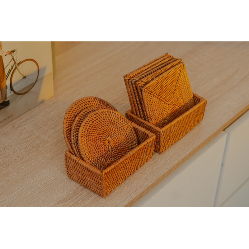 Jual Ketak Nusantara Tatakan Gelas anyaman ate ketak rotan Lombok ...