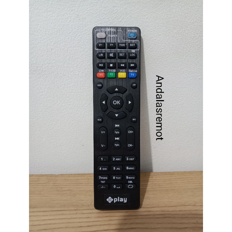 Jual REMOT REMOTE SET TOP BOX INDIHOM MNC PLAY | Shopee Indonesia