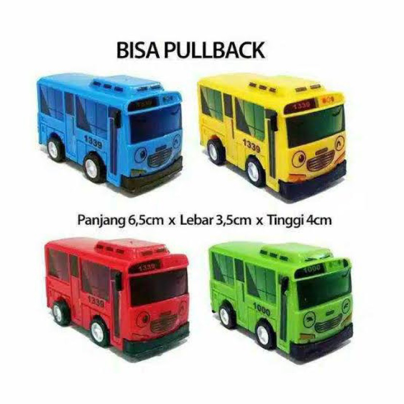 Jual MAINAN BUS TAYO THE LITTLE BUS MOBIL TAYO PULL BACK(1pcs) | Shopee Indonesia