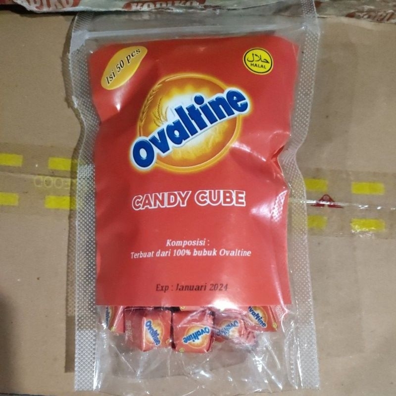 Jual Miilo Cube Ovaltine candy cube 100 % bubuk ovaltine isi 50 pcs ...