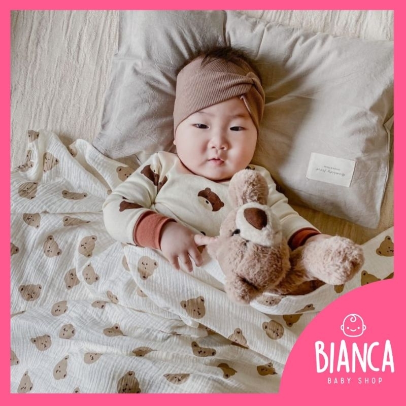 Jual BIANCA - BEAR SERIES Selimut Anak Size 145cm x 90cm | Shopee Indonesia
