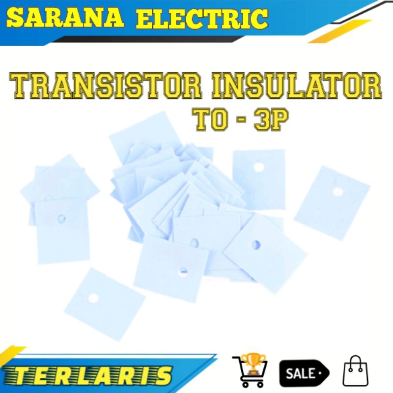 Jual TO-3P 10PCS TRANSISTOR INSULATOR ISOLASI LEMBAR SILIKON SILICON ...