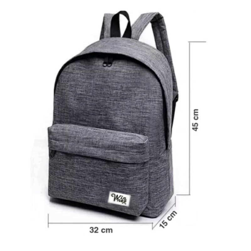 Jual WinnerBag Backpack Ransel Unisex Waterproof Tas Distro Pria Ransel ...
