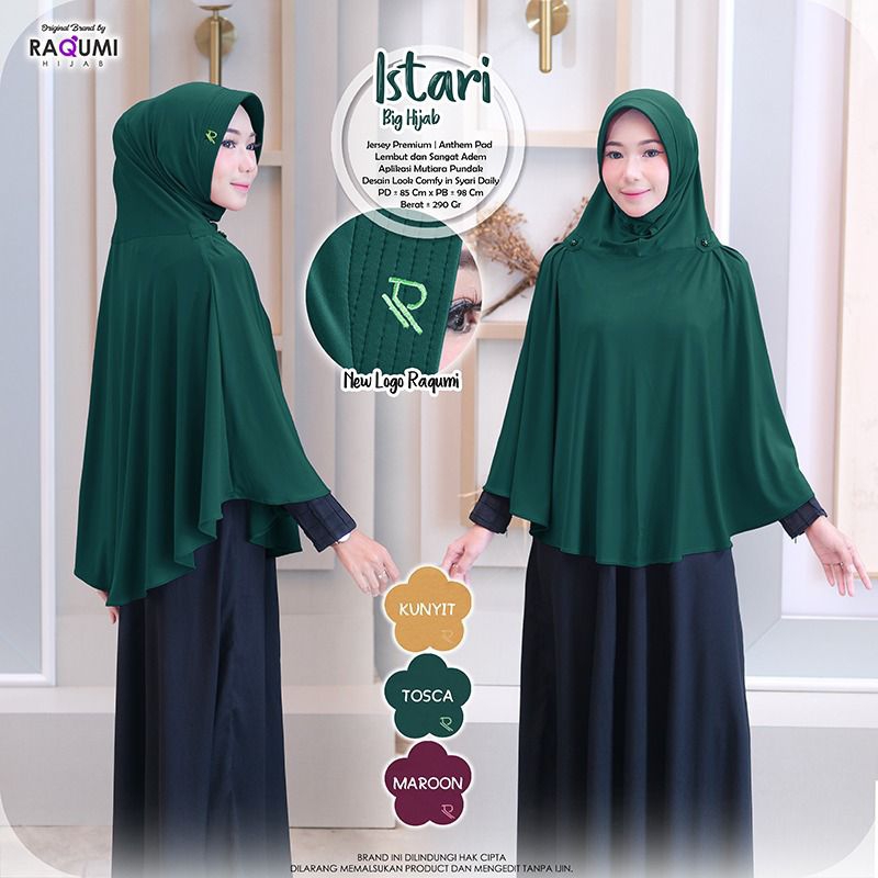 Jual ISTARY BIG HIJAB RAQUMI ORIGINAL | BESTARI RAQUMI | JILBAB PUTIH ...