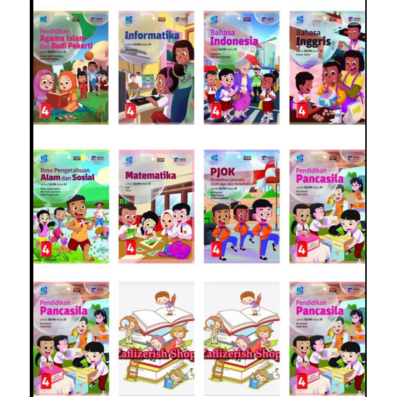 Jual Buku paket kelas IV- 4 SD/MI Kurikulum Merdeka - Grafindo | Shopee ...