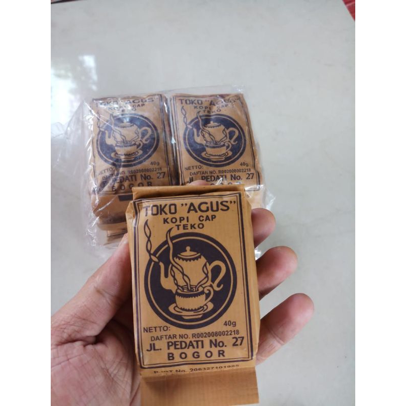 Jual KOPI CAP TEKO (TOKO AGUS) 40g | Shopee Indonesia
