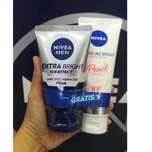 Jual ORIGINAL!! BUY 1 GET 1 NIVEA EXTRA BRIGHT 100 ML FREE NIVEA ...