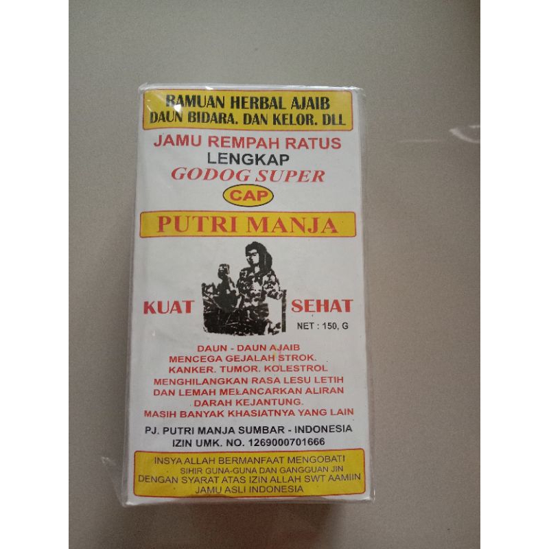 Jual JAMU REMPAH RATUS LENGKAP GODOG SUPER BAIK UNTUK KESEHATAN DAN ...