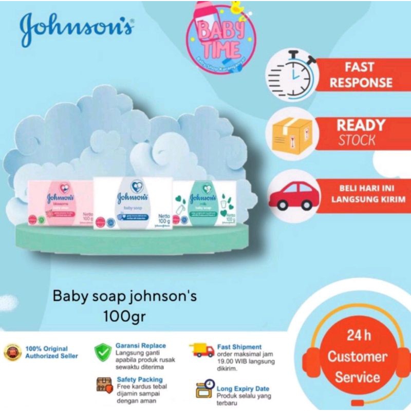 Jual Johnsons baby soap sabun batang | Shopee Indonesia