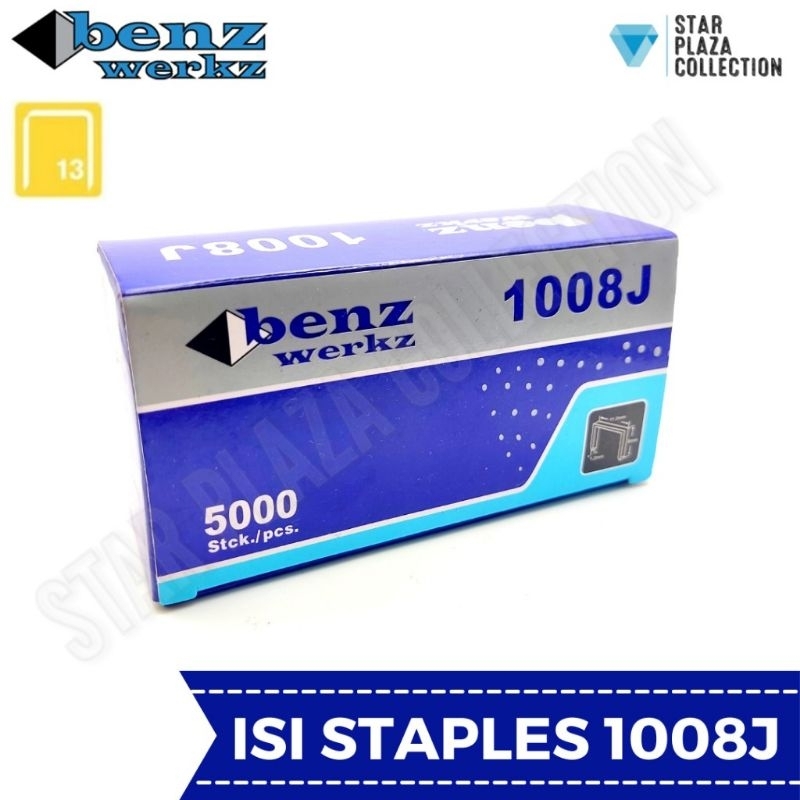 Jual Isi Staples Tembakan Angin / Paku Tembak U Merek BENZ WERKZ Refill ...