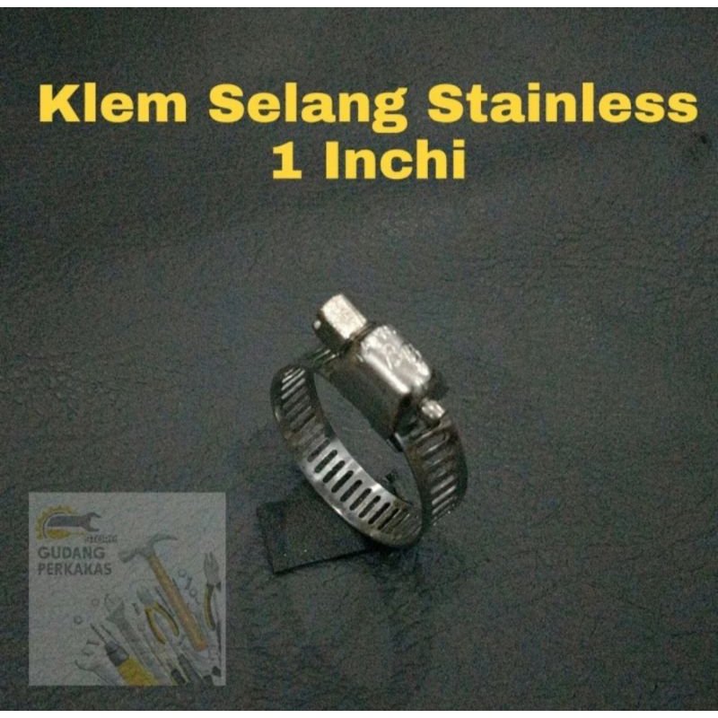 Jual Klem Selang Stainless Steel 1" - Hose Clamp Cekak Selang 1 Inch ...