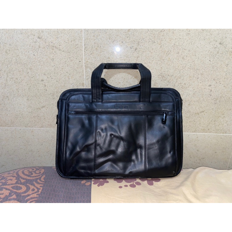 Jual tas kerja pria Samsonite - full leather - hitam | Shopee Indonesia
