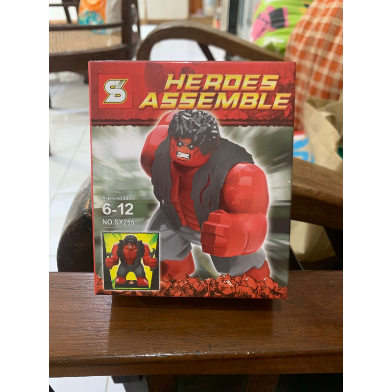 Jual Brick Sy 255 Red Hulk | Shopee Indonesia