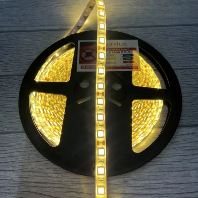 Jual LED STRIP UNILUX ULS 5050 DC, LED STRIP 5 METER | Shopee Indonesia