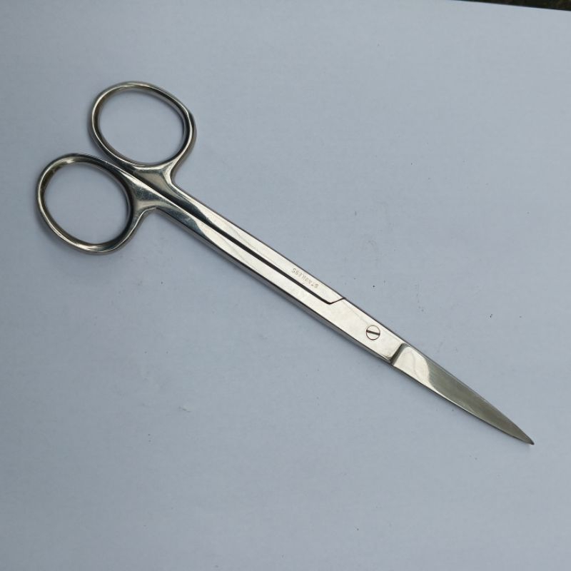 Jual Gunting Iris Medis Lurus Tajam Runcing 18.5cm Stainless Mengkilat ...