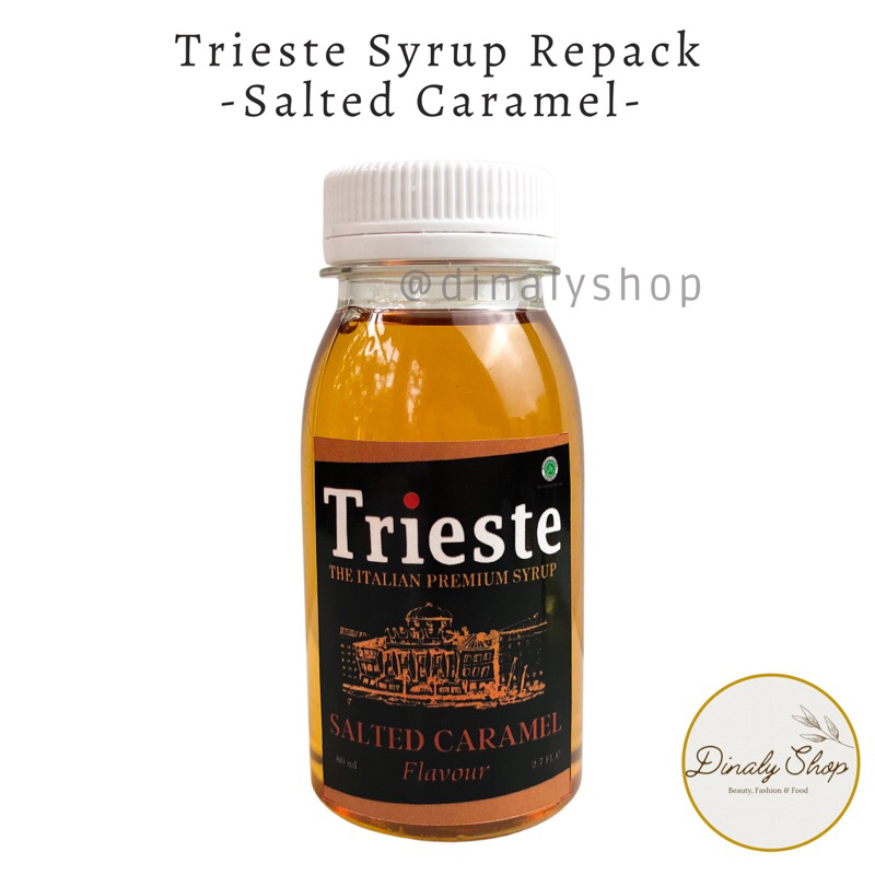 Jual TRIESTE SYRUP 80ML | CARAMEL, HAZELNUT, VANILLA, BUTTERSCOTH ...