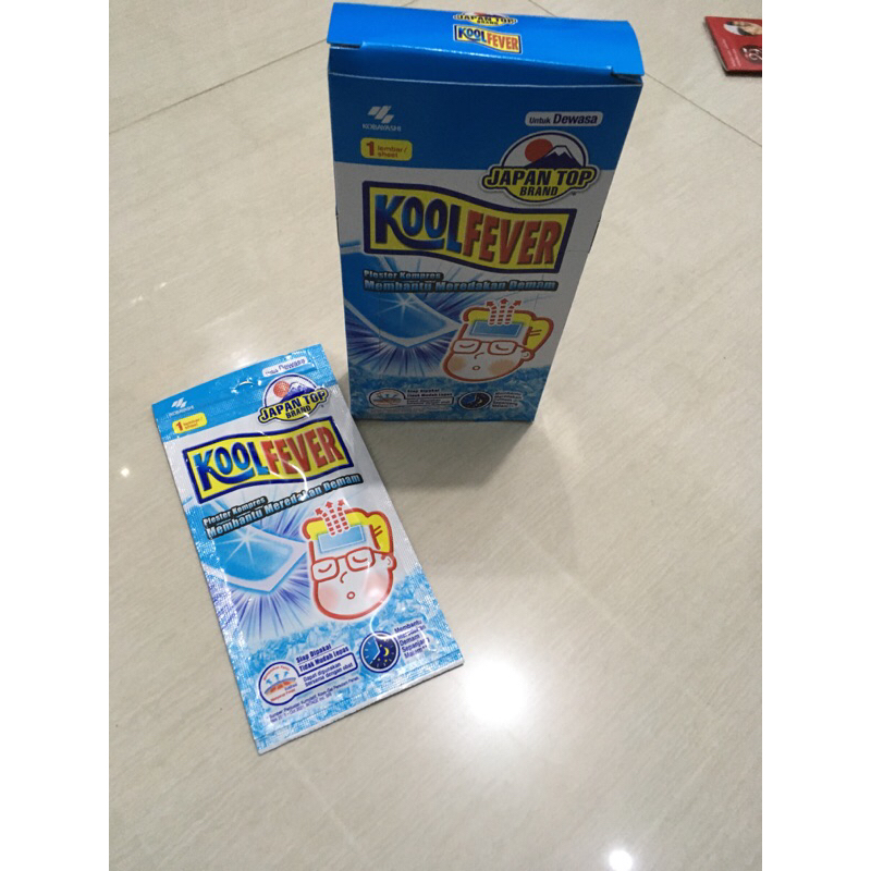 Jual KOOL FEVER DEWASA 1 Box isi 6 Sachet | Shopee Indonesia