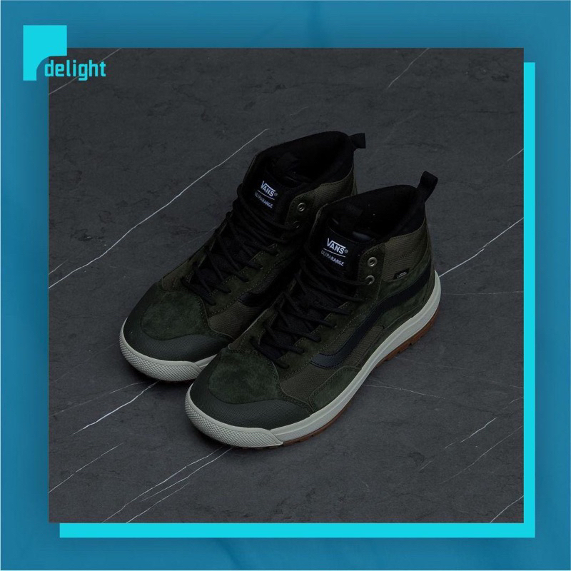 Jual Sepatu Vans Ultrarange HI MTE Green Original (Sample pair ...