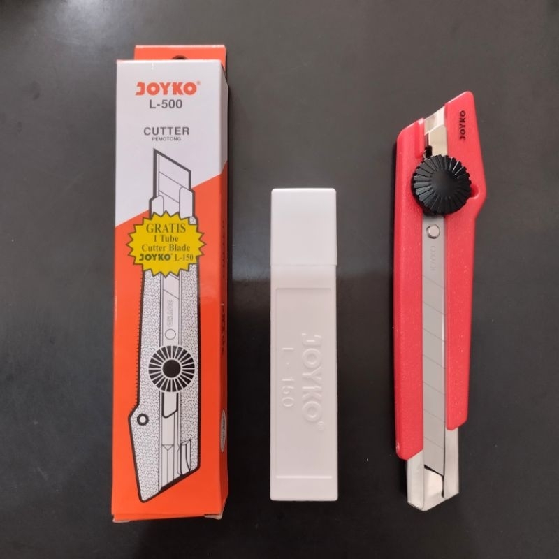 Jual [GRATIS 1 TUBE ISI CUTTER] Pisau Cutter Joyko/Pisau cutter/Cutter ...