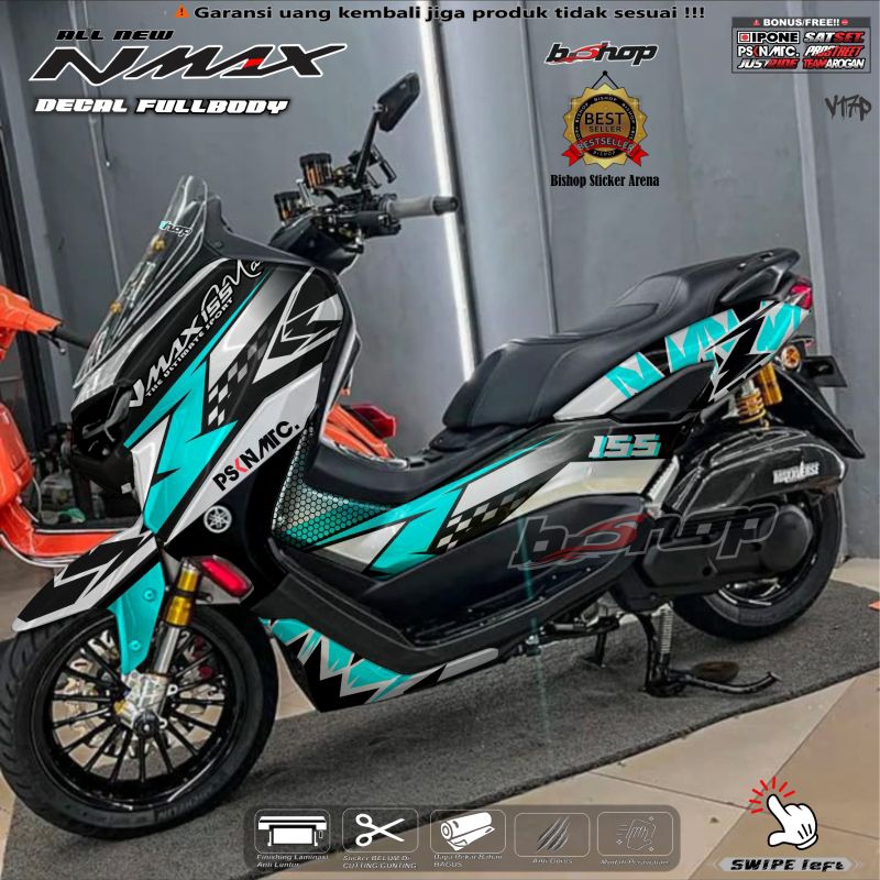 Jual sticker Decal Full Body Yamaha all new nmax motif grafis the ...