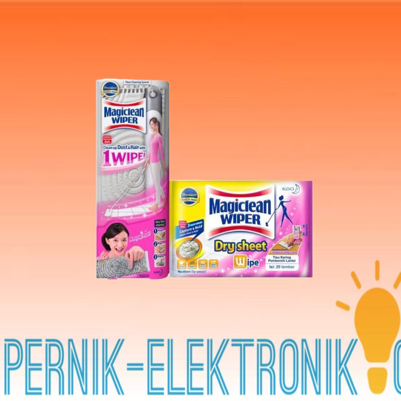 Jual MAGICLEAN WIPER MOP + DRY SHEET | Shopee Indonesia