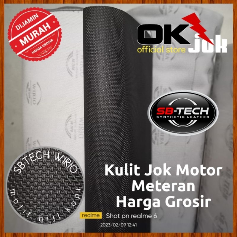 Jual Kulit Jok Motor Meteran SBTECH WIRIO Motif Kulit Pecah Biji Kopi P:100cm × L: 140cm - Untuk ...