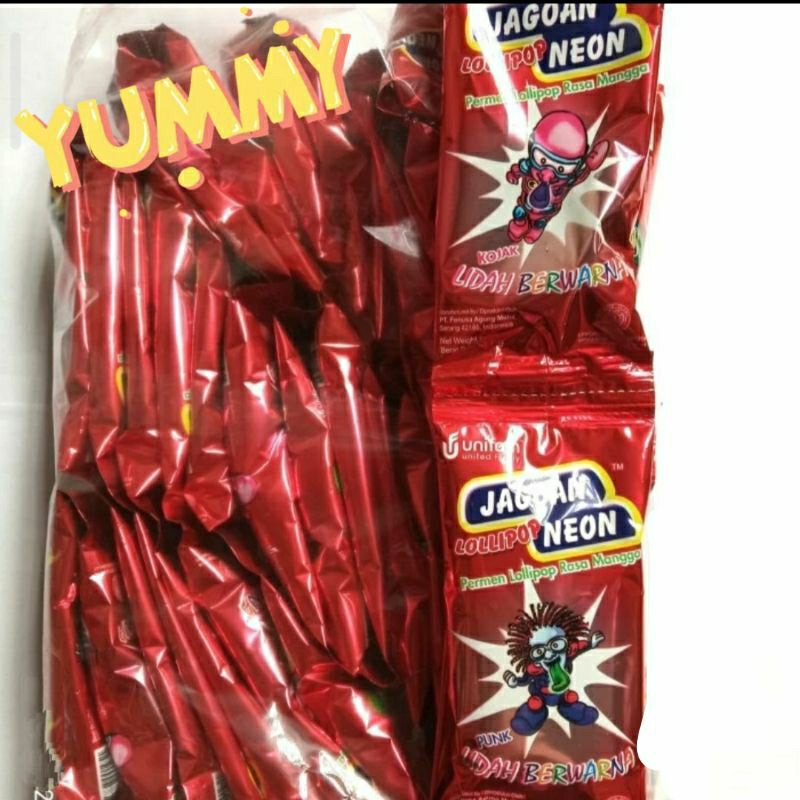 Jual Jagoan neon permen lollipop gagang | lolipop isi 36 pcs | Shopee ...