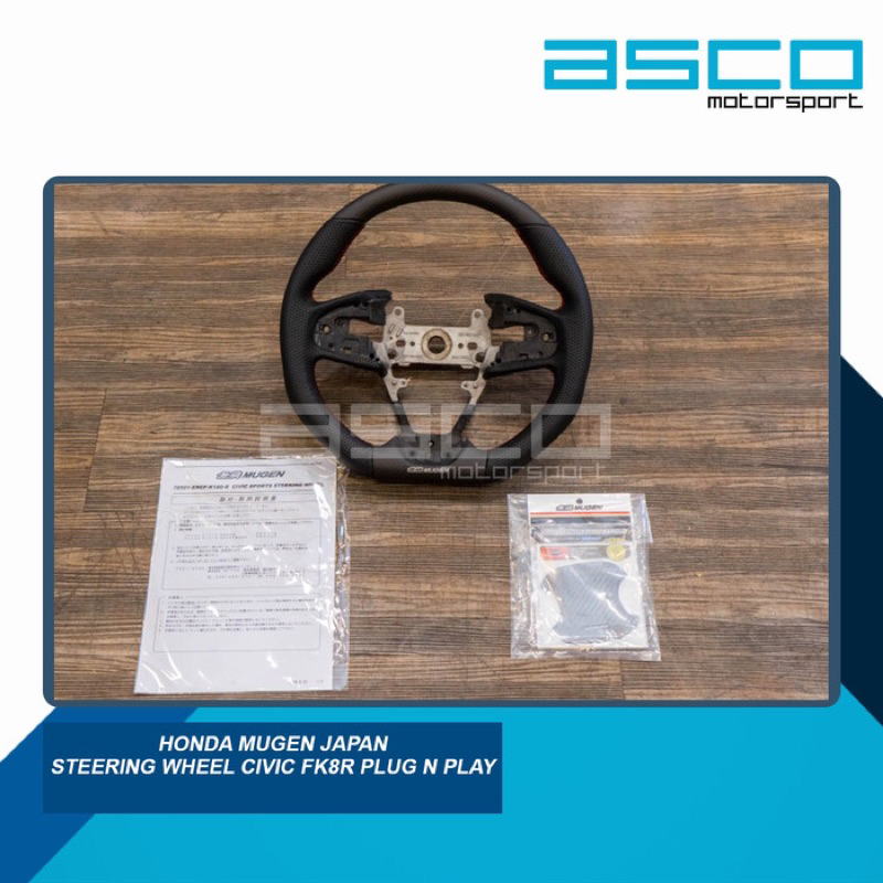 Jual Honda Mugen Japan Steering Wheel Civic FK8R Plug n Play | Shopee ...
