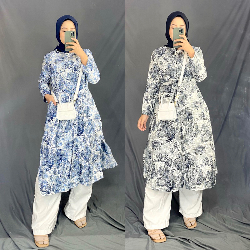 Jual MADELYN TUNIK SET (TANPA HIJAB) | Shopee Indonesia