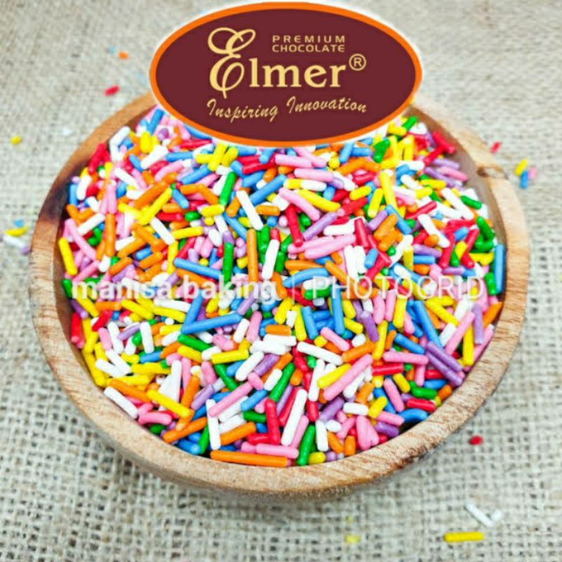 Jual ELMER MESES RAINBOW 250 GRAM MESES PELANGI WARNA WARNI | Shopee ...