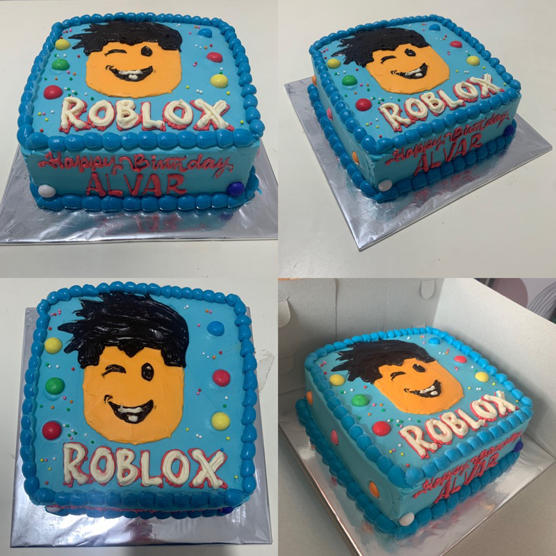 Jual ( PO Sehari ) Kue Ultah Roblox Kue Ulang Tahun Roblox Kue Ultah ...