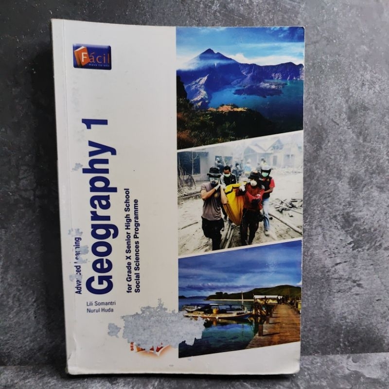 Jual Buku Geography kelas 10, X, SMA, Facil, Lili Somantri, Nurul Huda, kurikulum 2013. buku ...