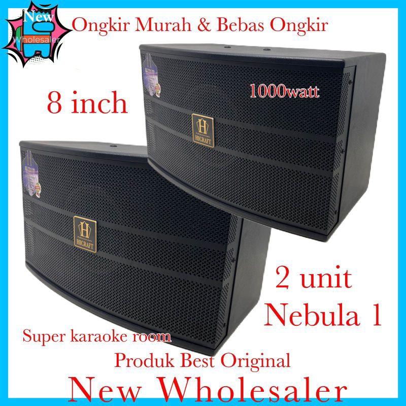 Jual speaker sound super karaoke room nebula 1 Hicraft 8 inch original power full | Shopee Indonesia
