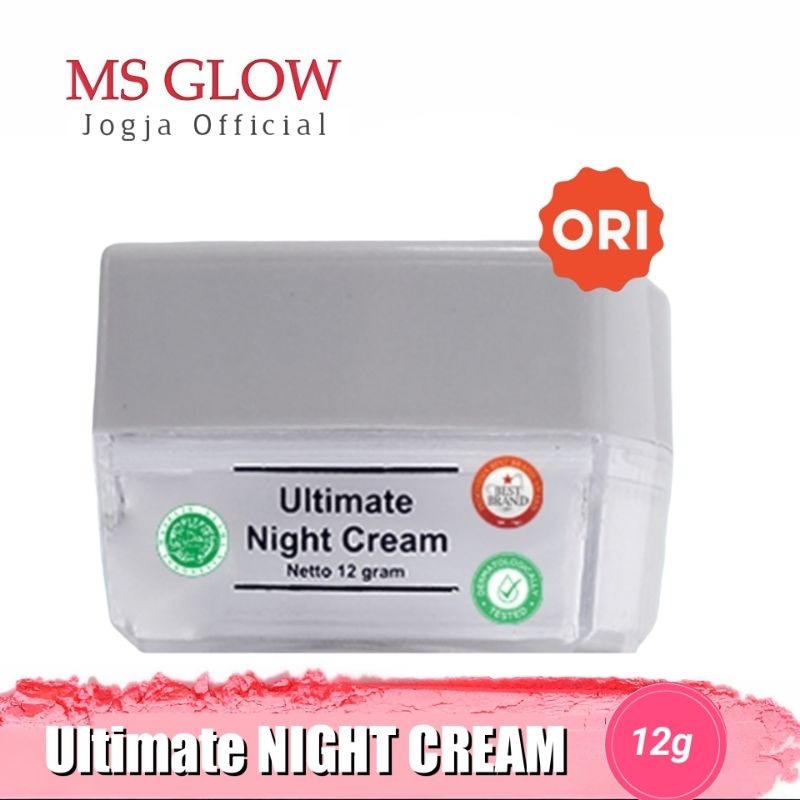 Jual Ms Glow Ultimate Night Cream Original | Shopee Indonesia
