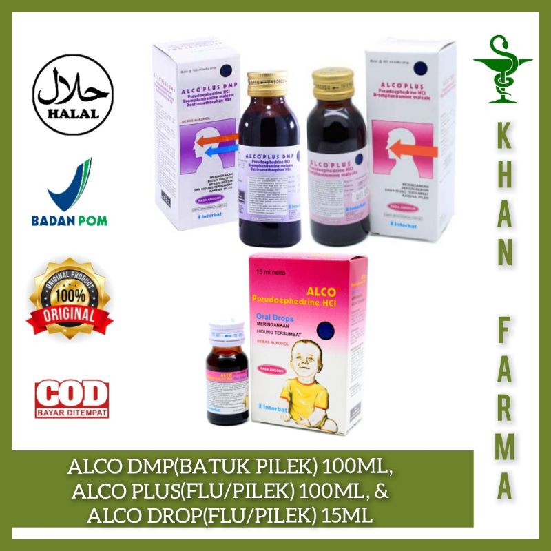 Jual ALCO DMP 100ML, ALCO PLUS 100ML & ALCO DROP 15ML | Shopee Indonesia