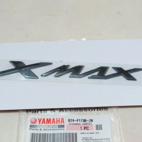Jual Emblem Logo Lambang Hitam Yamaha XMAX 250 B74-F173B-20 | Shopee ...