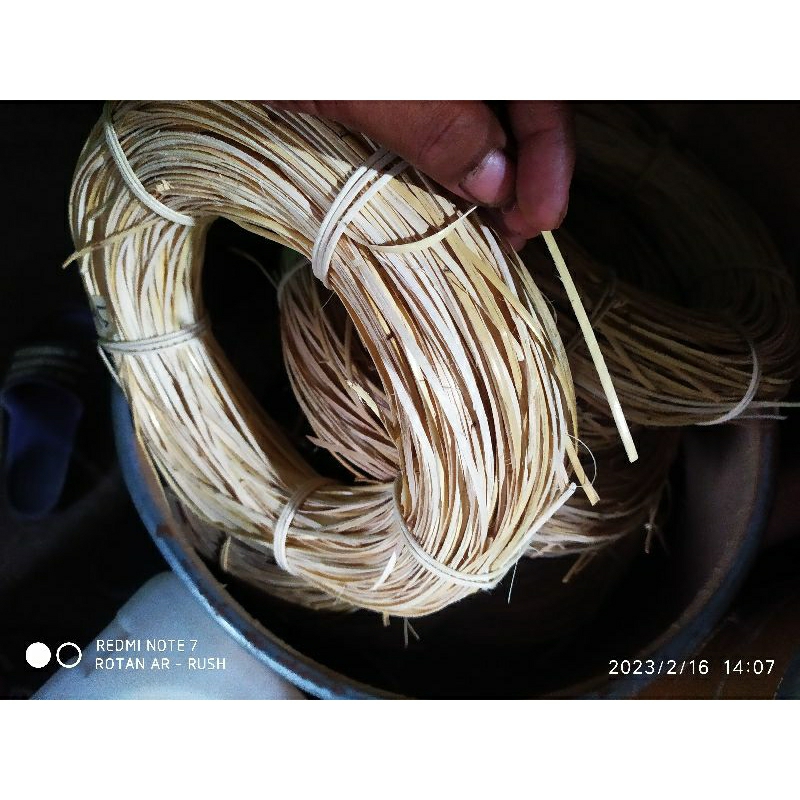 Jual Kulit rotan / bahan baku / iratan antik 0,25 Cm dan 0,30 Cm/ harga ...
