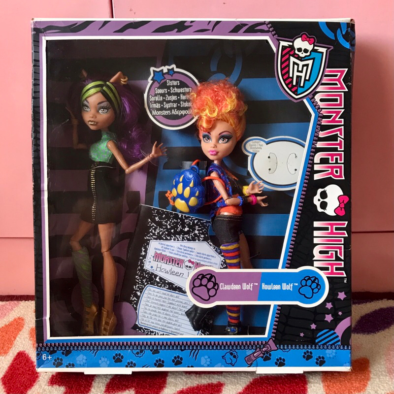 Jual Monster High Sisters Clawdeen & Howleen Wolf | Shopee Indonesia