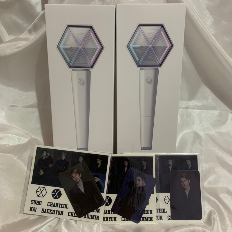 Jual EXO Official Fanlight Lightstick Ver 1 / 2 / 3 ( Preloved ...
