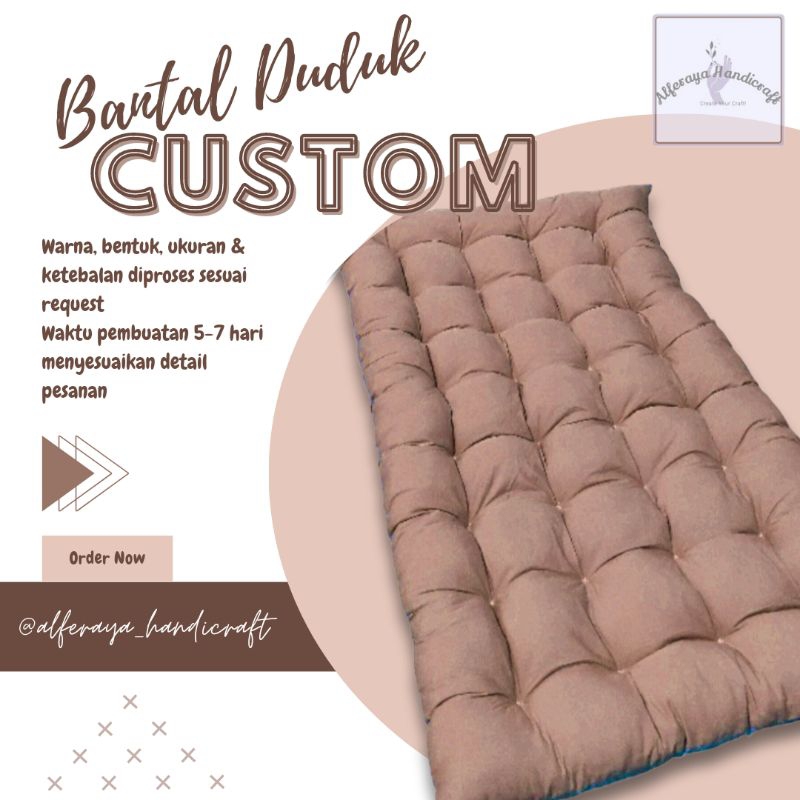 Jual CUSTOM Bantal Duduk Aneka Ukuran • Bantal Duduk Jumbo • Bantal ...