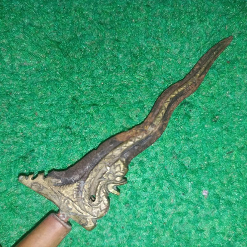 Jual Keris jimatan sepuh naga raja luk 5 kinatah | Shopee Indonesia