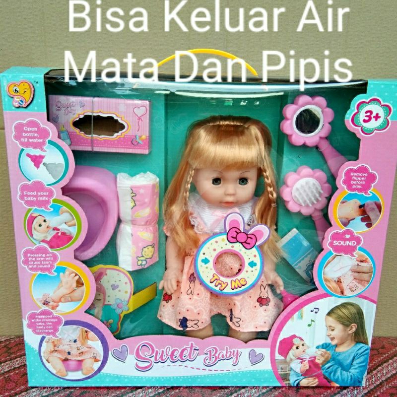 Jual Mainan Boneka Sweet Baby , Boneka Bisa Keluar Air Mata dan Pipis ...