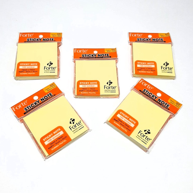 Jual Harga Grosir (1packs/100 Lembar ) Label/Memo Sticky Notes Ukuran ...