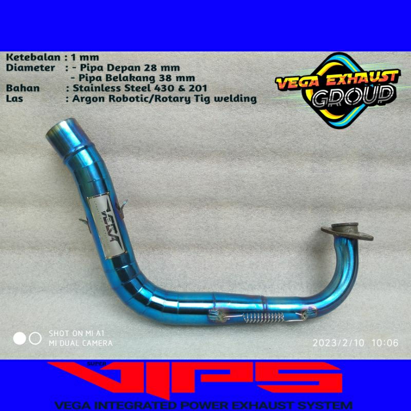 Jual leher knalpot racing inlet 38 YAMAHA MIO GEAR/125/FAZZIO FREE GO ...